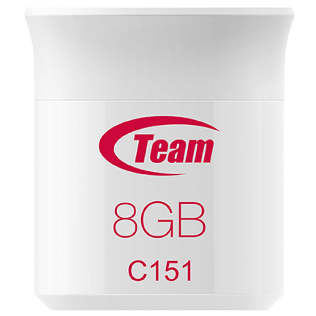 USB Flash Drive 8GB USB 2.0 Team C151 White (TC1518GR01) купить в ...